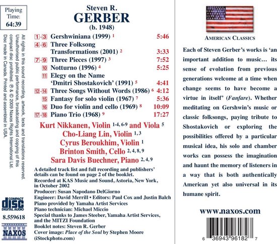 Gerber: Chamber Music, Various | CD (album) | Muziek | bol.com