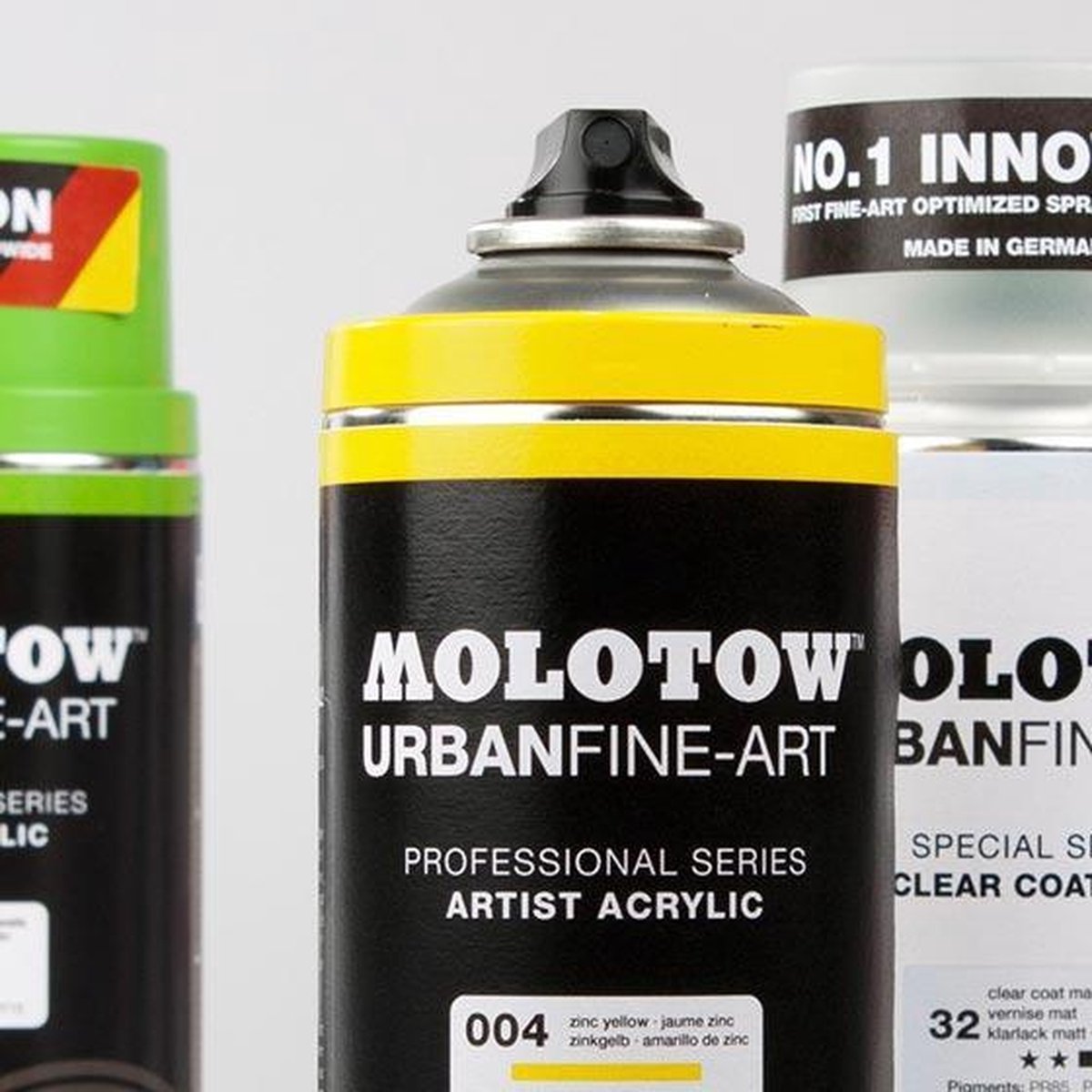 Molotow Urban Fine Art Acryl Spray: Zink Geel - 400ml spuitbus voor ...