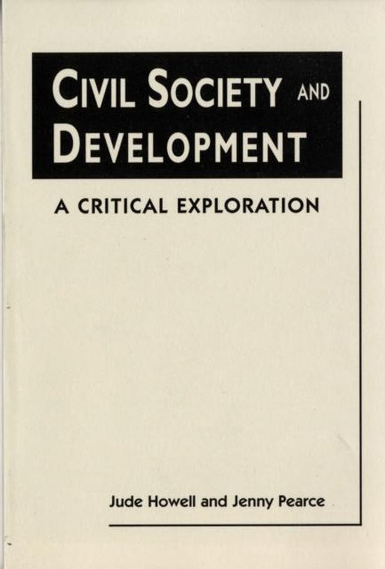 Civil Society And Development | 9781588260956 | Jude Howell | Boeken ...