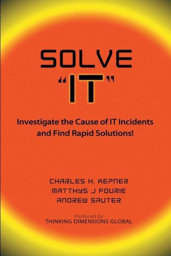 Solve It, Charles H Kepner | 9781457513541 | Boeken | bol