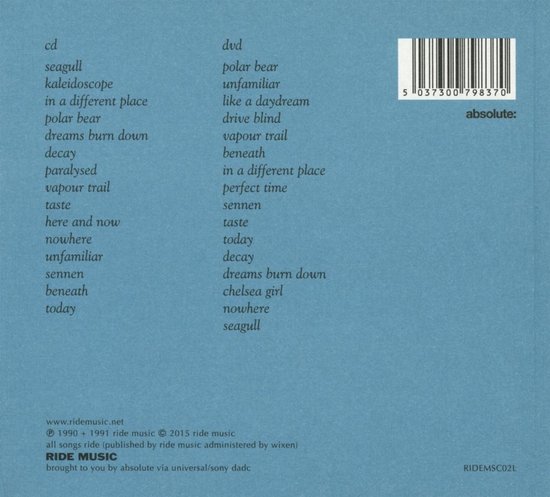 Ride - Nowhere, Ride | CD (album) | Muziek | bol.com