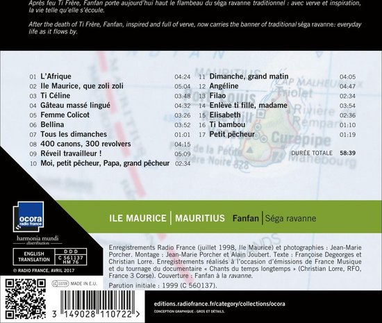 Mauritius: Sega Ravanne, FanFan | CD (album) | Muziek | bol.com
