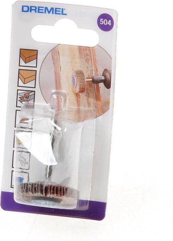 Bosch Dremel Klapschijf schuurmop 9.5mm 504 | bol