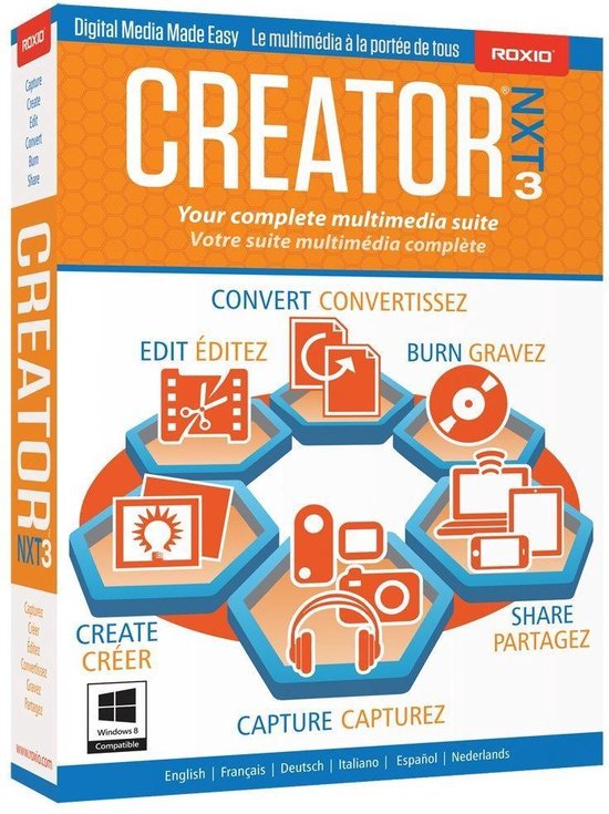Corel Roxio Creator NXT 3 - Nederlands / Frans / Engels | bol
