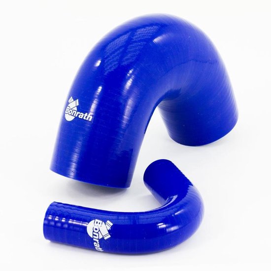 Bonrath Siliconen slang 135 graden bocht - Lengte:50mm - Ø11mm | bol