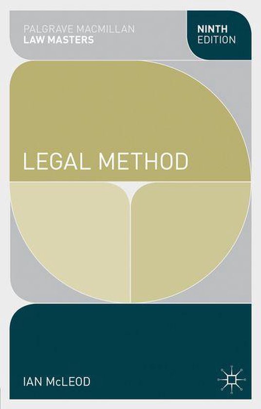 Legal Method (ebook), Ian Mcleod | 9781137260734 | Boeken | bol