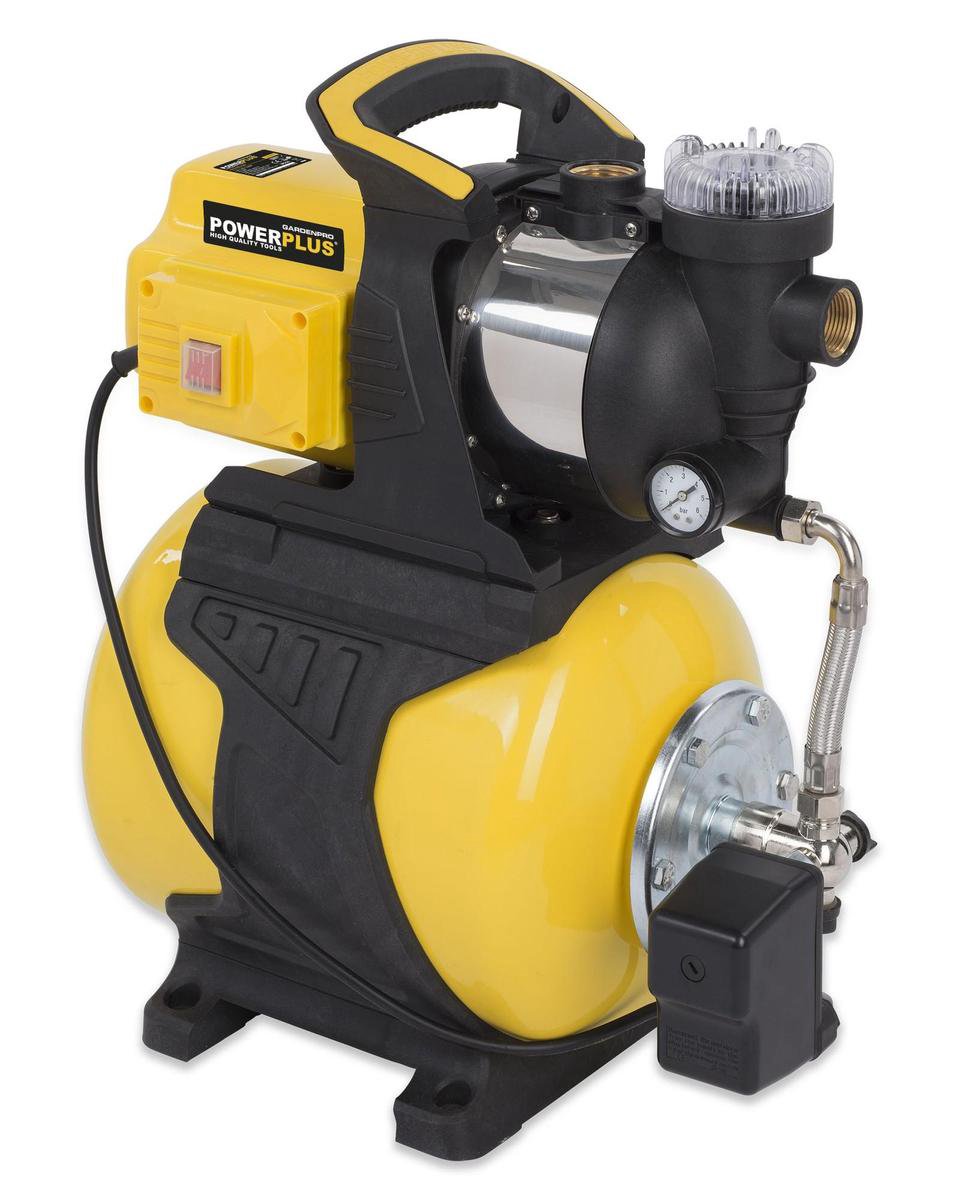 Powerplus POWXG9573 Hydrofoorpomp - 1000W - 3500l/h - 19L drukvat ...