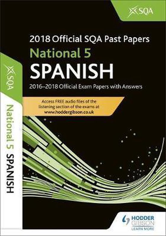 National 5 Spanish 2018-19 SQA Past Papers with Answers, SQA ...