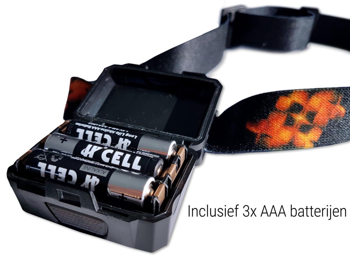 Led hoofdlamp | incl Batterijen | Zwart | King Mungo KMHL013 | bol.com