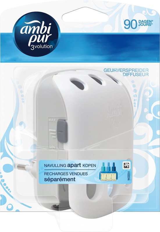 Ambi Pur 3Volution - 3 Losse Houders - Elektrische luchtverfrisser | bol