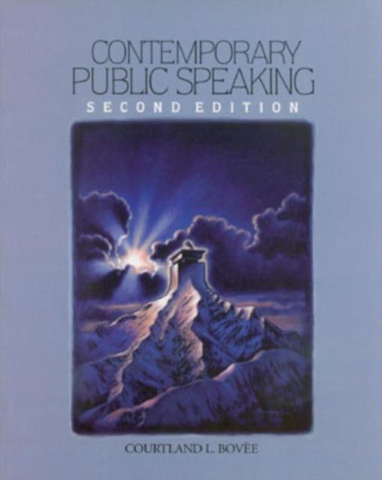 Contemporary Public Speaking | 9780939693603 | Courtland L. Bovee ...