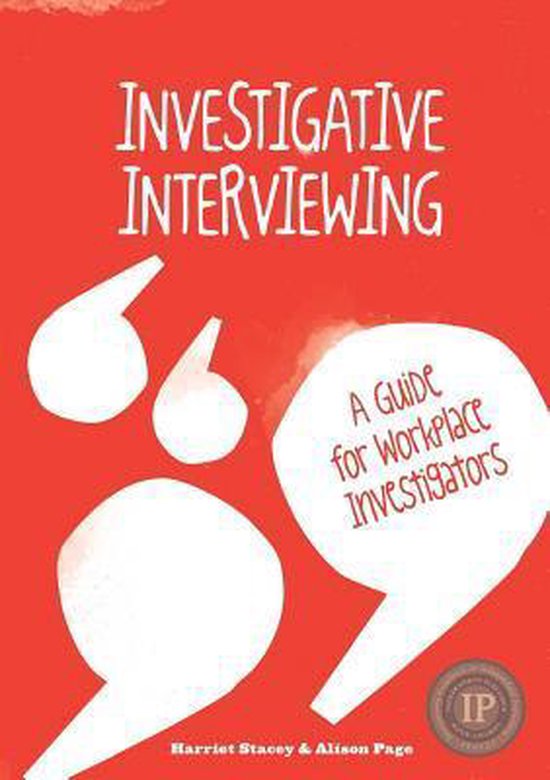 Investigative Interviewing | 9780987386403 | Harriet Stacey | Boeken ...