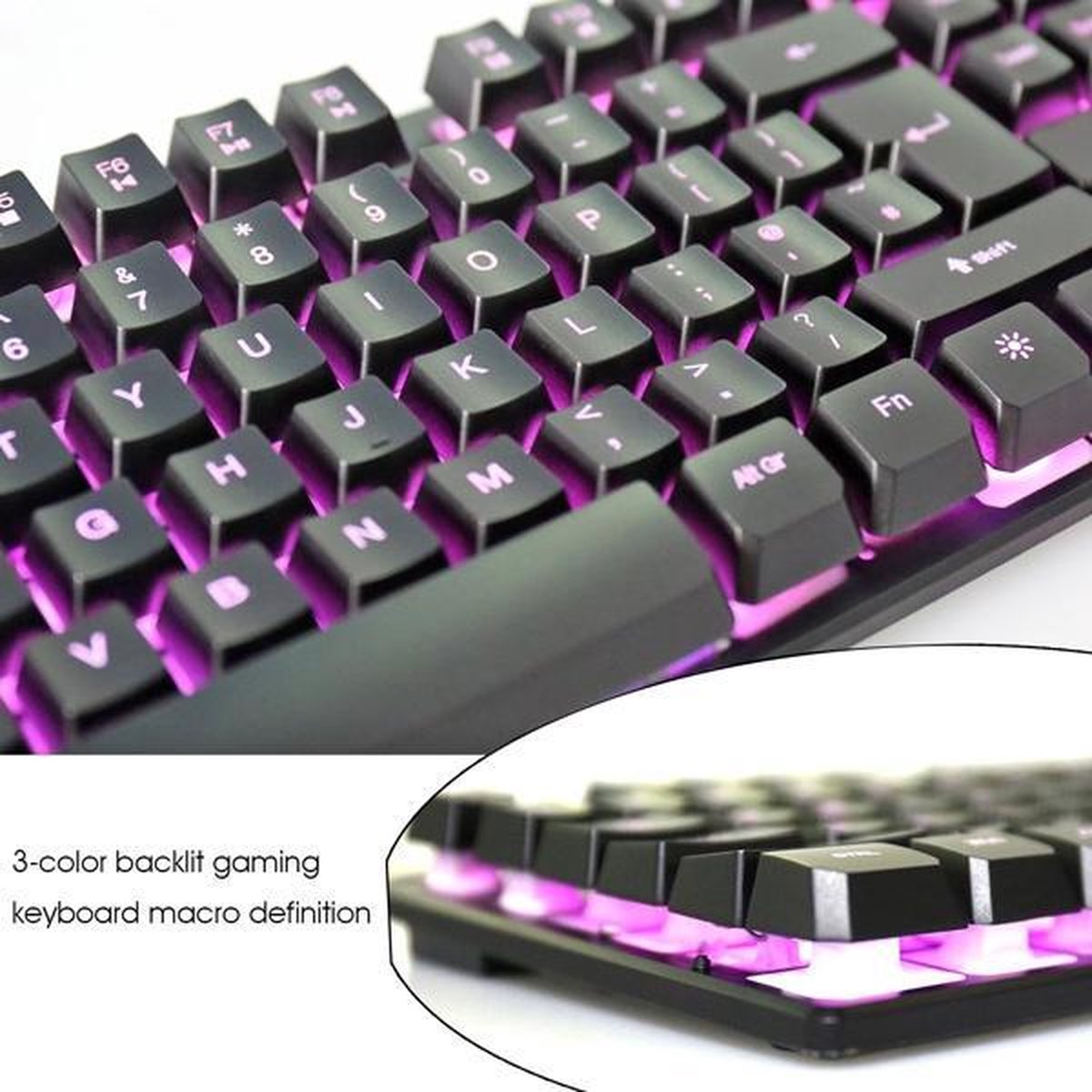 Rii RK100+ Gaming Keyboard | bol.com