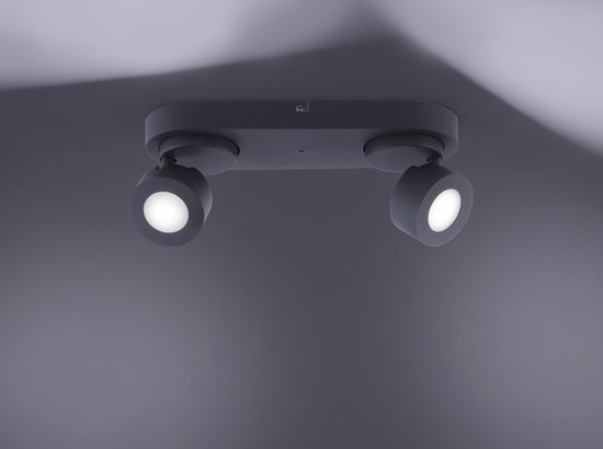 Spot Trio Leuchten Sancho - Zwart | bol.com