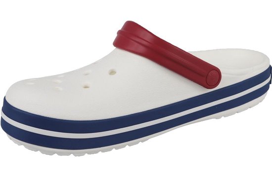 Crocs Crocband 11016-11I, Mannen, Wit, Slippers, maat: 46/47 | bol