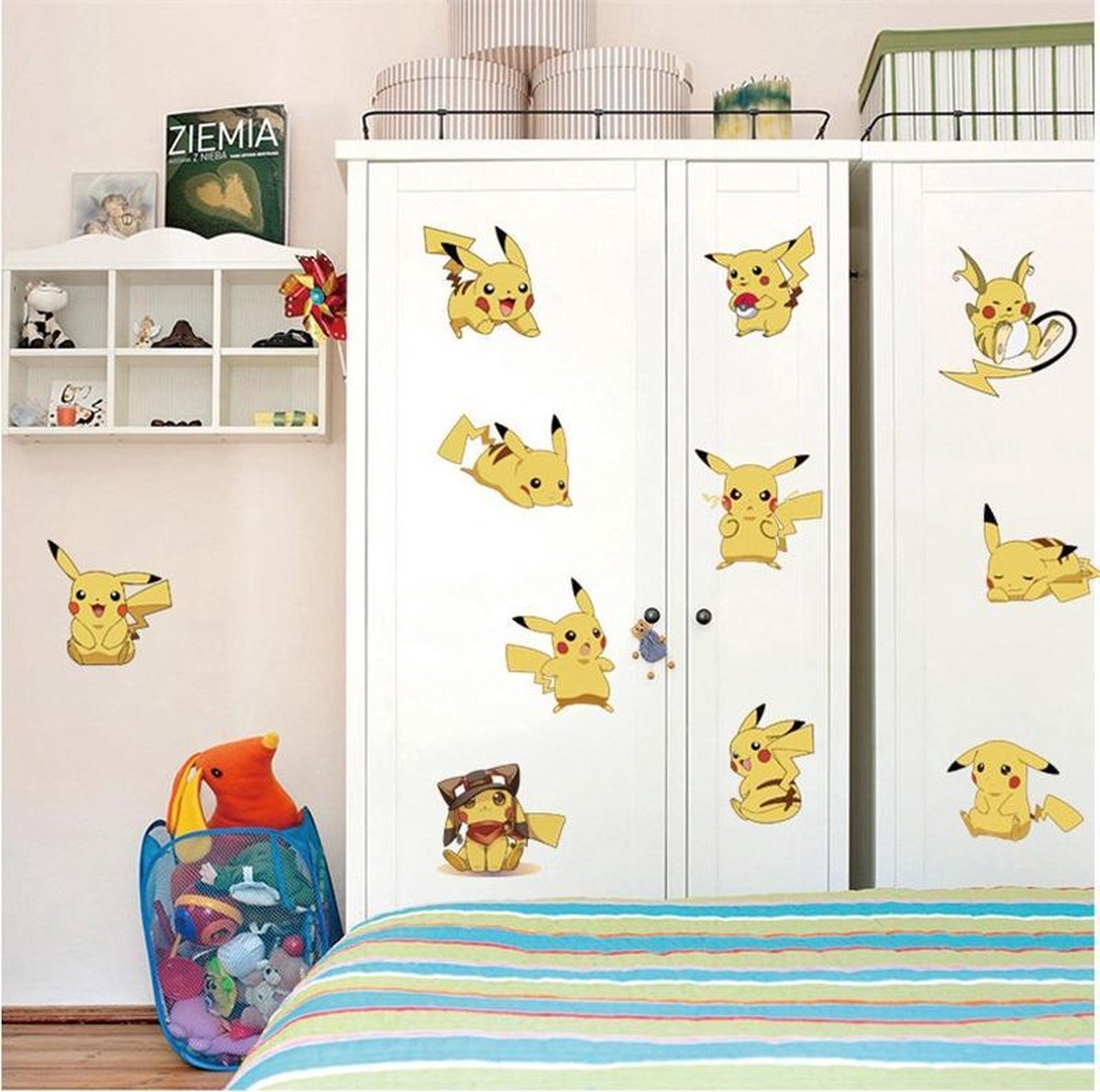 Pokémon Pikachu muursticker | bol.com
