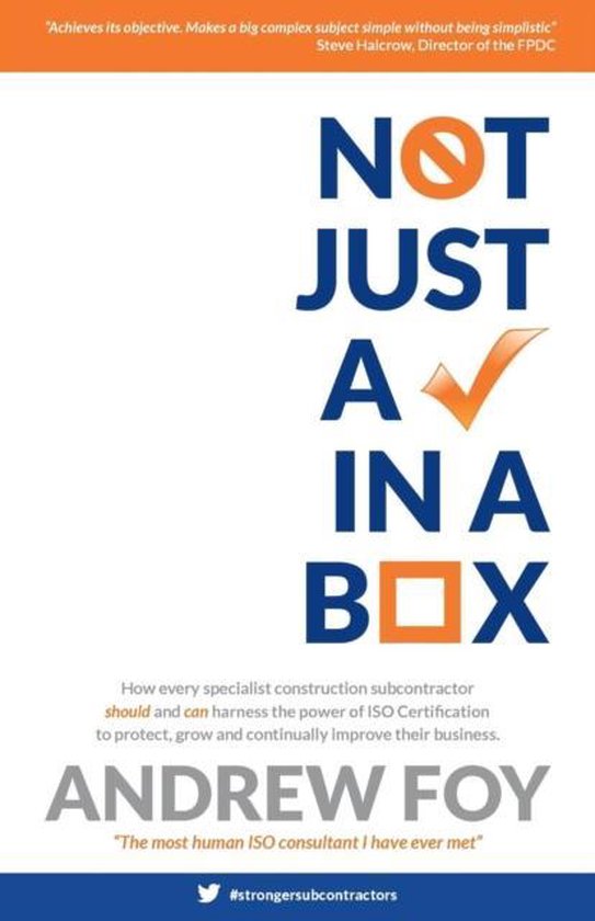 Not Just a Tick in a Box, Andrew Foy | 9780957656208 | Boeken | bol.com