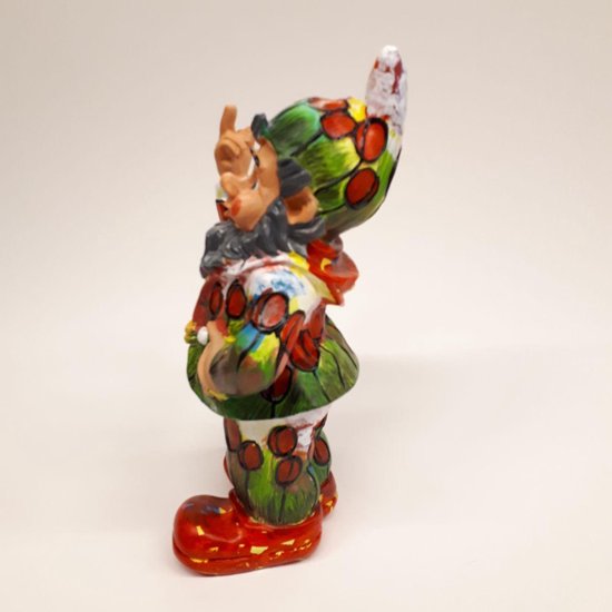 Stoute kabouter met opgestoken middelvinger - tulpen | bol.com