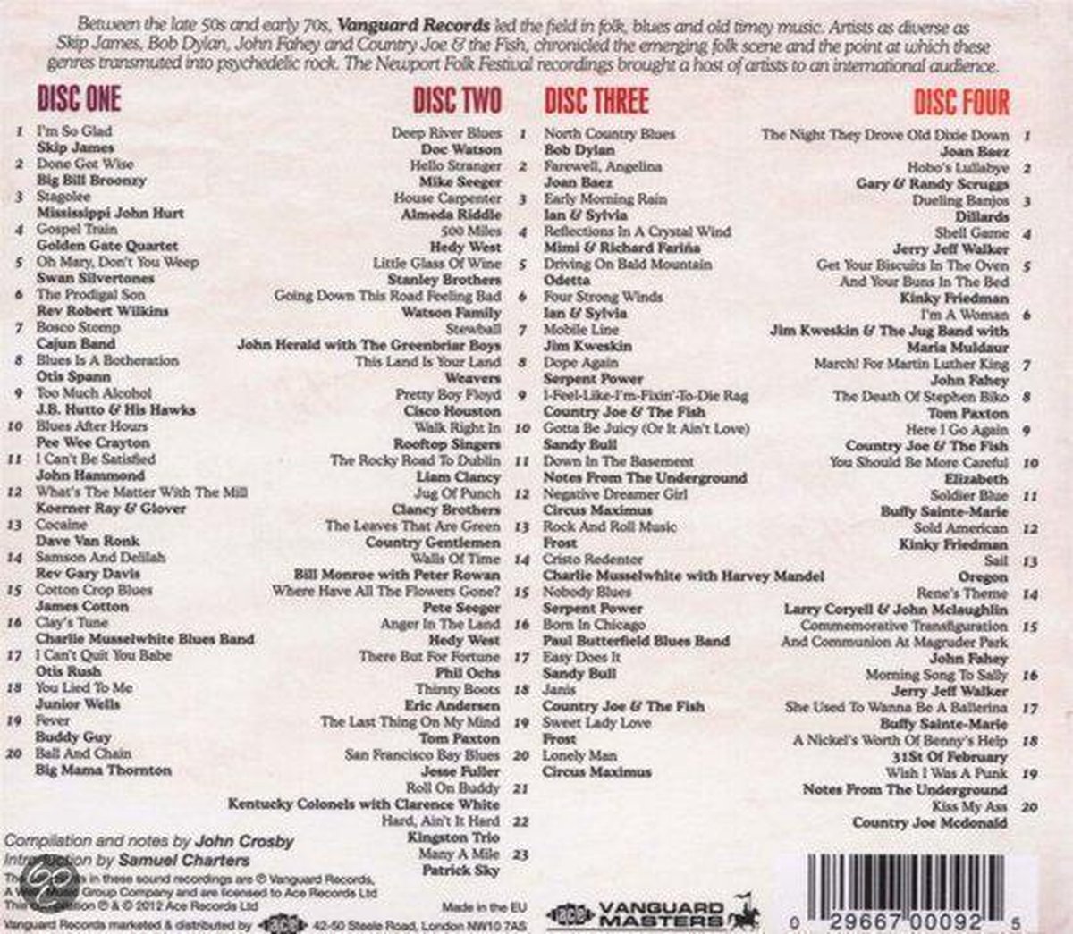 Vanguard Records & The.., various artists | CD (album) | Muziek | bol