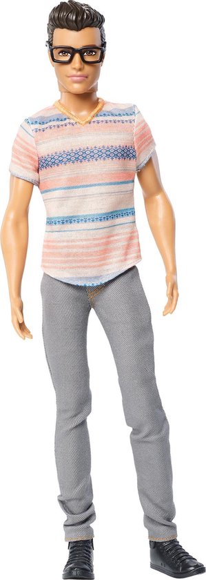 Barbie - Ken Fashionistas pop met bril | bol