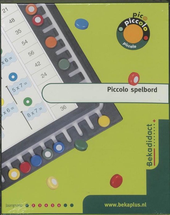 Pico Piccolo Spelbord - voor groep 2-6 - 10 opdrachten per kaart | bol