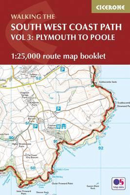 South West Coast Path Map Booklet - Vol 3: Plymouth to Poole: 1, Paddy ...
