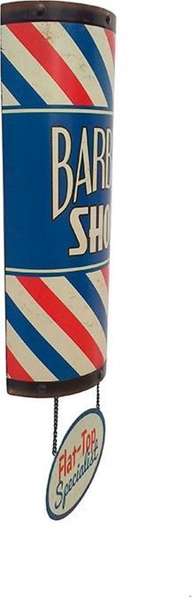 Barber Shop - Flat Top Specialist - Retro wandbord / koker - Kapper ...