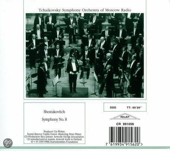 Shostakovich: Symphony No. 8, Vladimir Fedoseyev | CD (album) | Muziek | bol