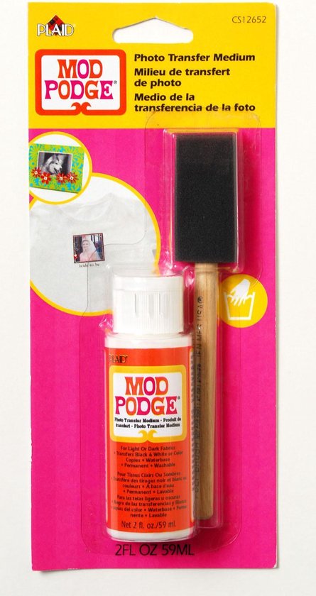 Mod Podge Photo Transfer Medium Carded, 59ml 2 oz. | bol