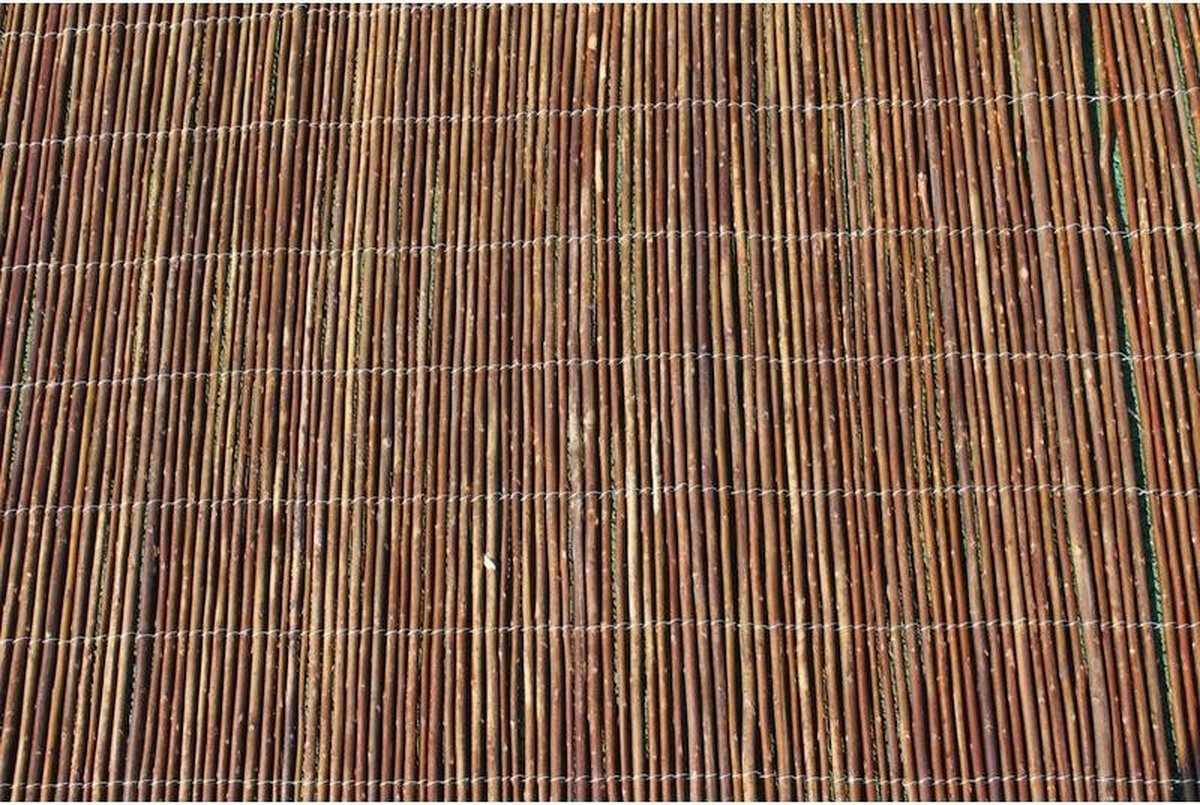 Wilgenmat op rol - Wilgentenen - Tuinscherm - Balkonscherm - 120 cm | bol