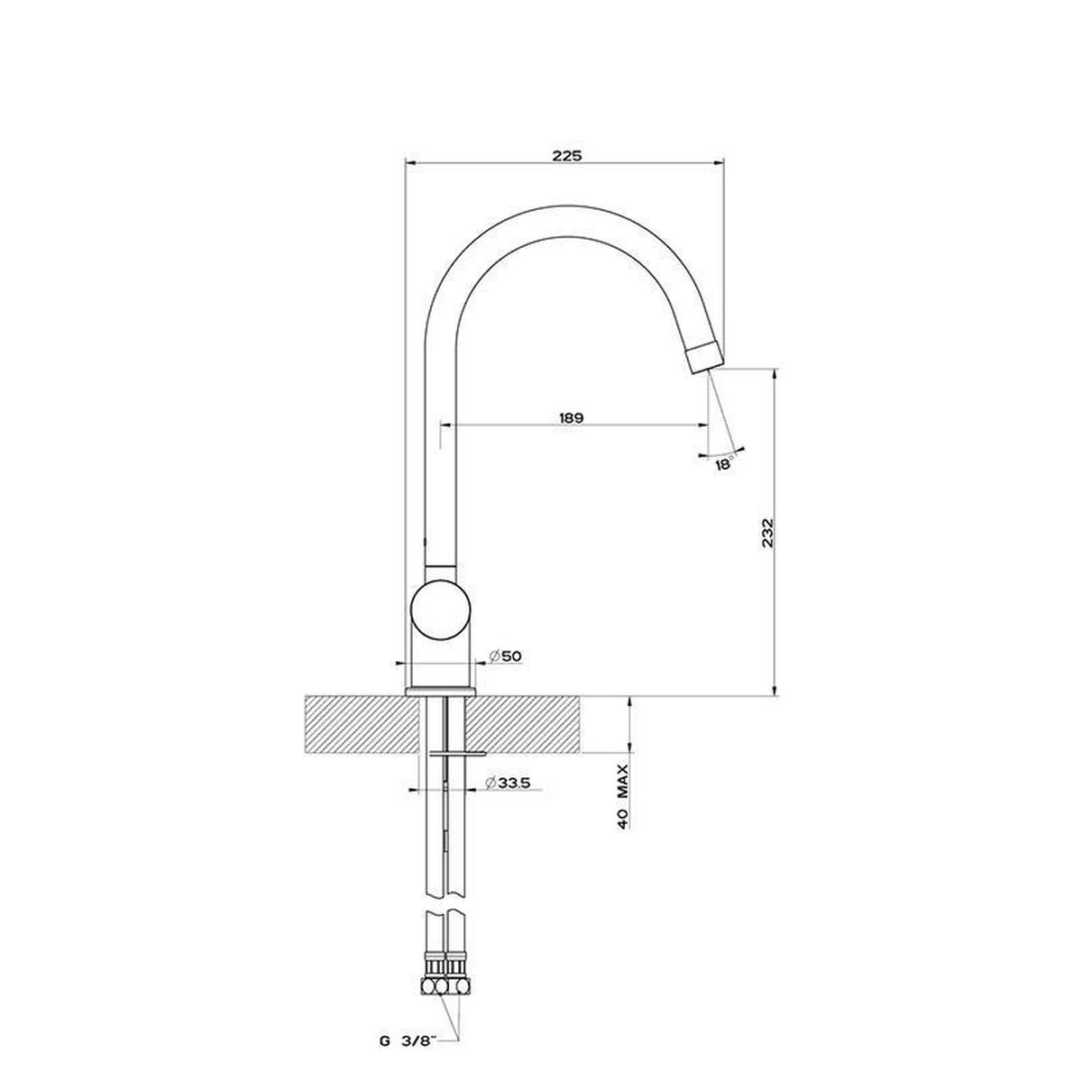 Reginox Wolga keukenkraan Geborsteld Rvs R18903 | bol.com