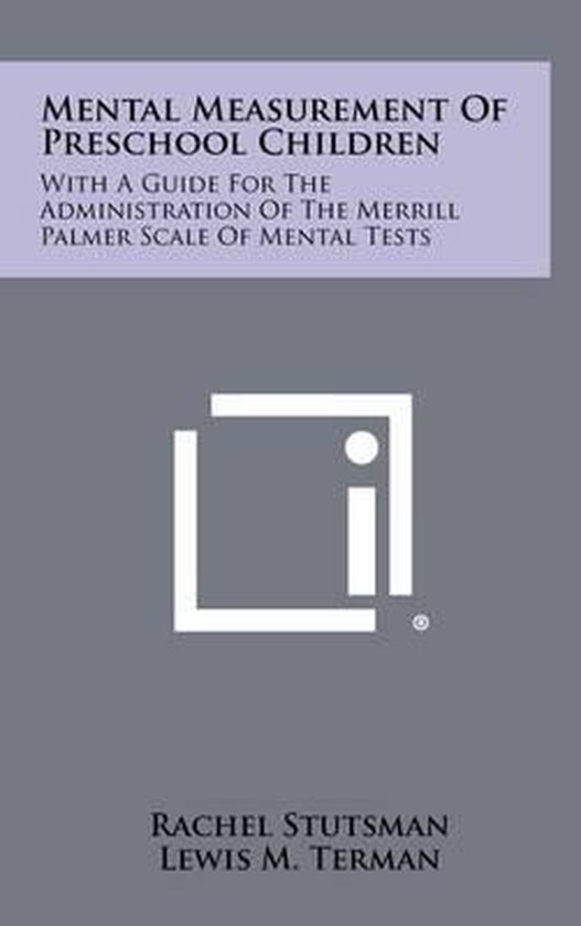 Mental Measurement Of Preschool Children Rachel Stutsman mental-measurement-of-preschool-children-rachel-stutsman