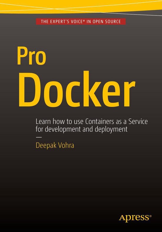 Pro Docker (ebook), Deepak Vohra | 9781484218303 | Boeken | bol