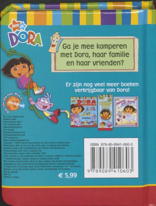 Dora Doras Camping Trip, nvt | 9789089410603 | Boeken | bol.com
