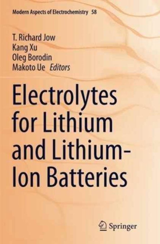 Electrolytes for Lithium and Lithium-ion Batteries | 9781493942312 ...
