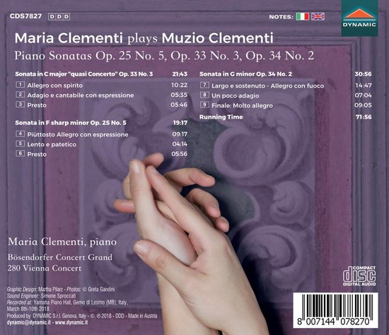 Clementi: Piano Sonatas, Maria Clementi | CD (album) | Muziek | bol.com
