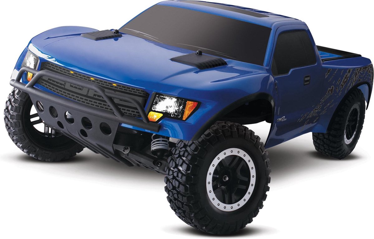 Traxxas Ford F-150 SVT Raptor 2WD Brushed Blauw | bol.com