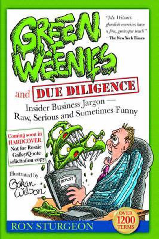 Green Weenies and Due Diligence | 9780971703117 | Ron Sturgeon | Boeken ...