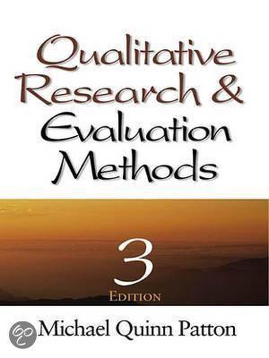 Qualitative Research & Evaluation Methods (ebook), Patton, Michael Quinn |... | bol.com