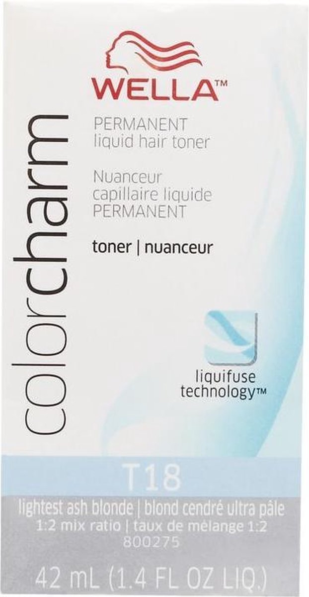 Wella Color Charm Toner T18 Lightest Ash Blonde - Haar Toner | bol.com
