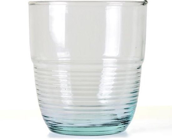 Glas Waterglas groen PILA H 9cm - Mexico | bol