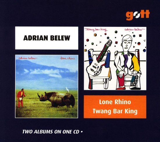 Lone Rhino/Twang Bar King, Adrian Belew | CD (album) | Muziek | bol