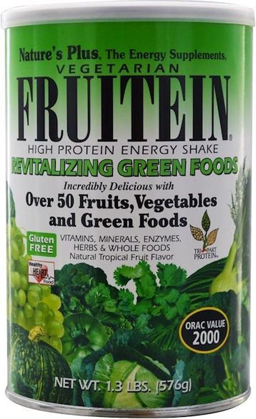 Fruitein - High Protein Energy Shake - Revitalizing Green Foods (576 ...
