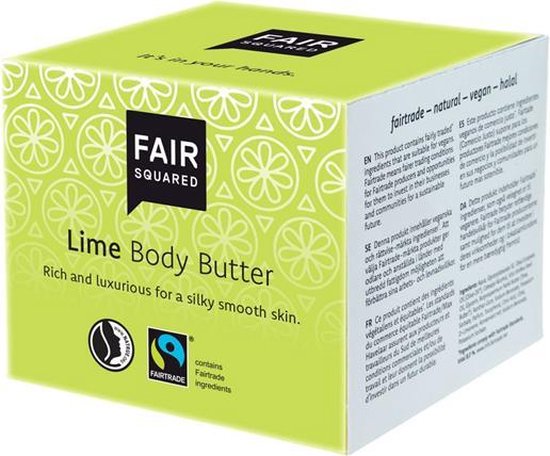 Fair Squared Lime Bodybutter - 150 ml | bol