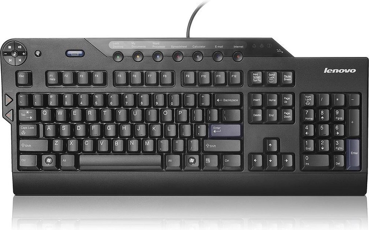 Lenovo toetsenborden Enhanced Performance USB Keyboard (US English with ...