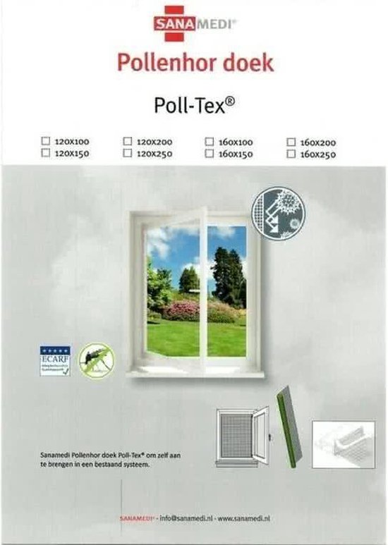 Pollenhor los doek Poll-Tex 160x250cm. | bol.com