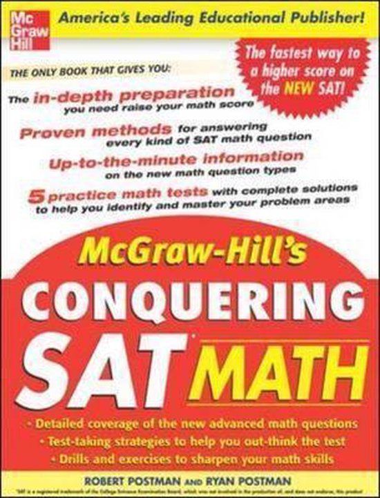 Mcgraw-Hill'S Conquering The New Sat Math | 9780071452885 | Robert ...