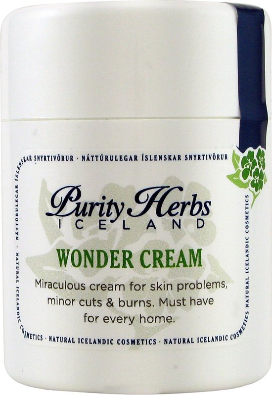 Purity Herbs Wondercrème - 15 IJslandse kruiden - Huidproblemen - 50 ml ...