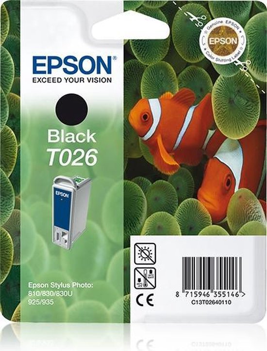 EPSON T026 BLACK BR 810/830/925/935 | bol.com