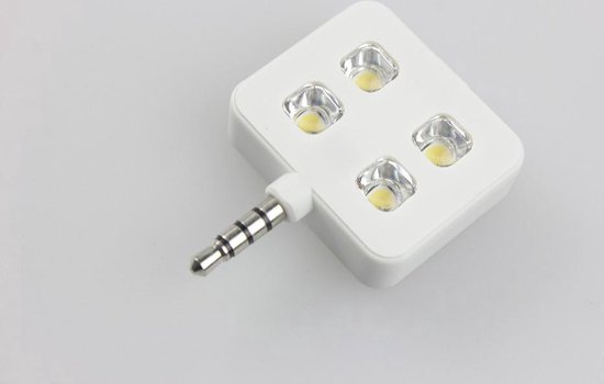 Mini LED Flash for Smartphones, Tablets and Camera's (White) | bol.com